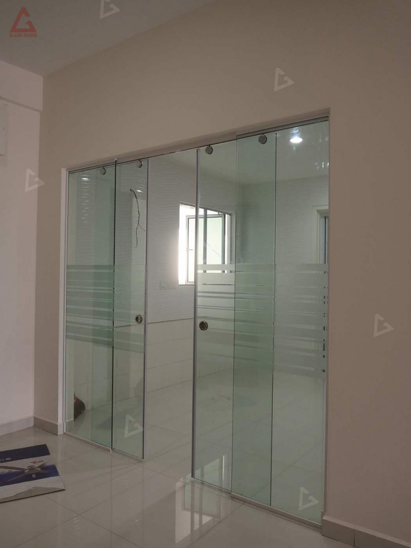 SLIDING DOOR (Frameless Sliding Door) - Glass House Design